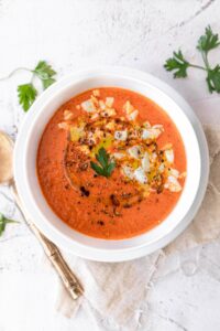Spanish Watermelon And Tomato Gazpacho Recipe • Bites In The Wild