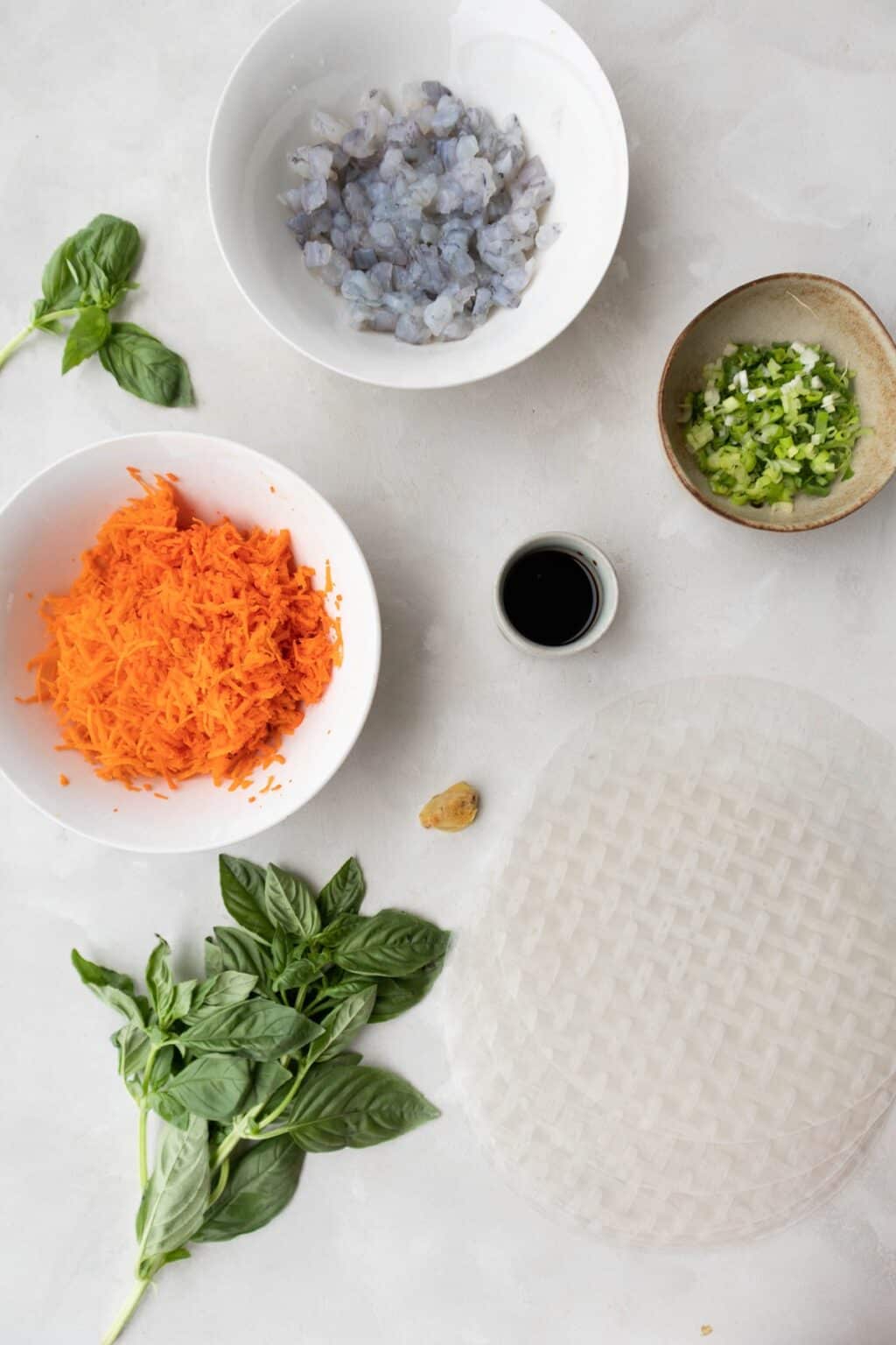 Easy Crispy Air Fryer Rice Paper Rolls With Prawns