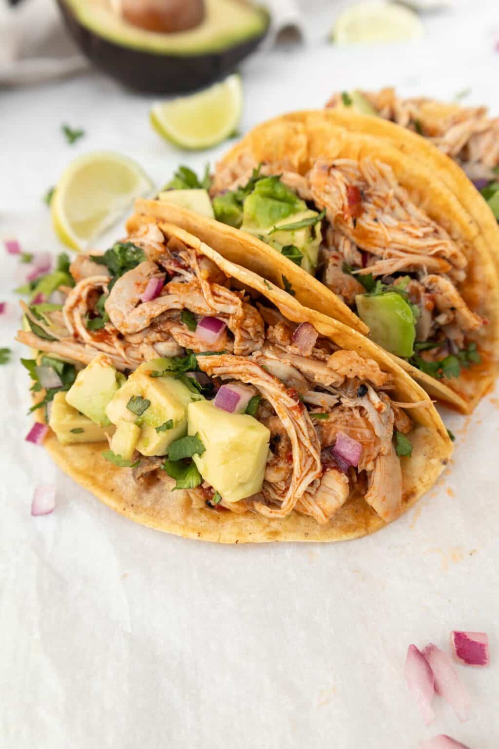 Easy Tacos De Pollo Recipe (Shredded Chicken Tinga)