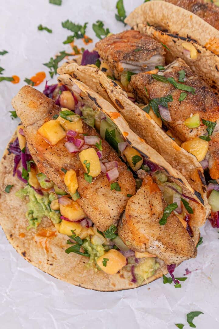 Healthy Gluten-Free Tacos De Pescado Recipe (Fish Tacos)