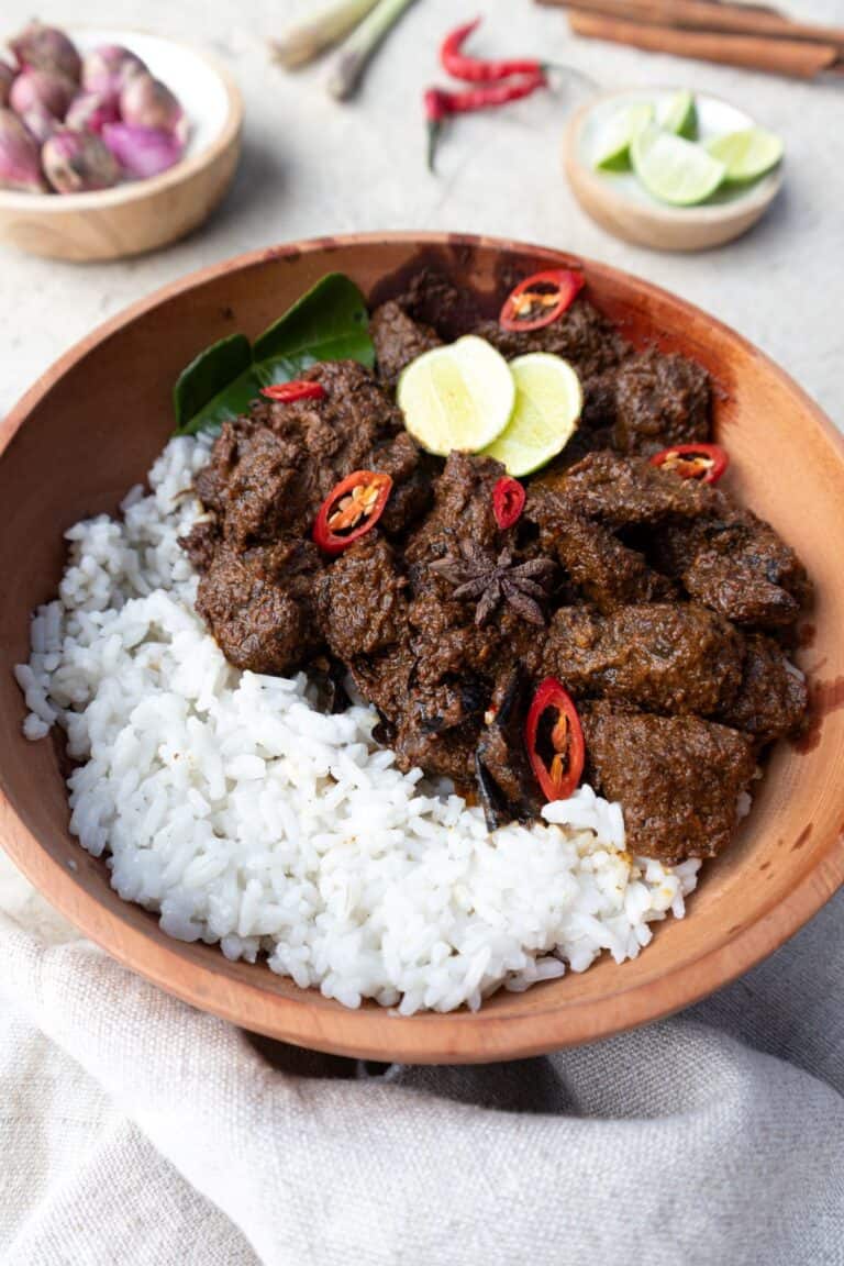 Authentic Beef Rendang Indonesian Curry Recipe