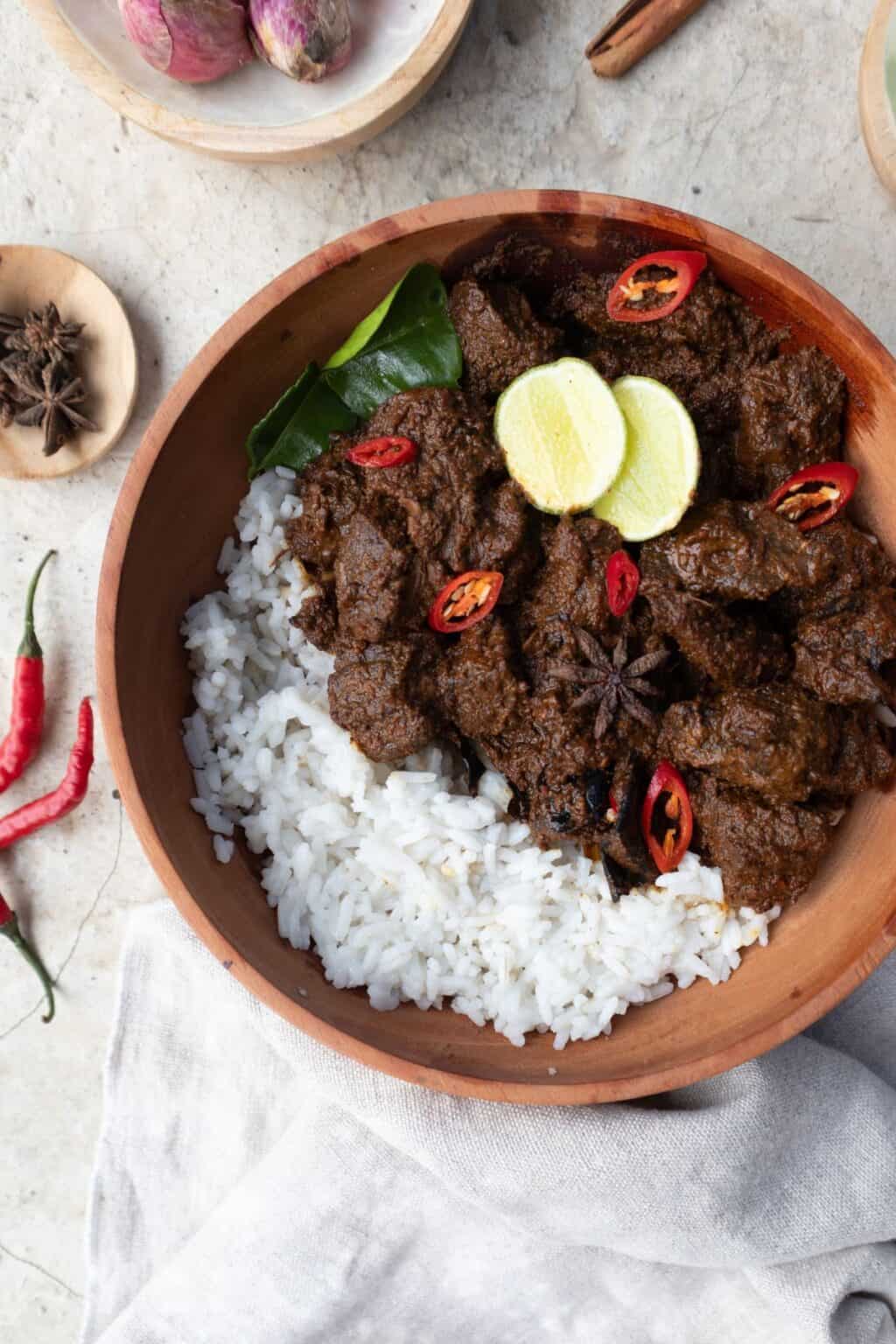 Authentic Beef Rendang Indonesian Curry Recipe