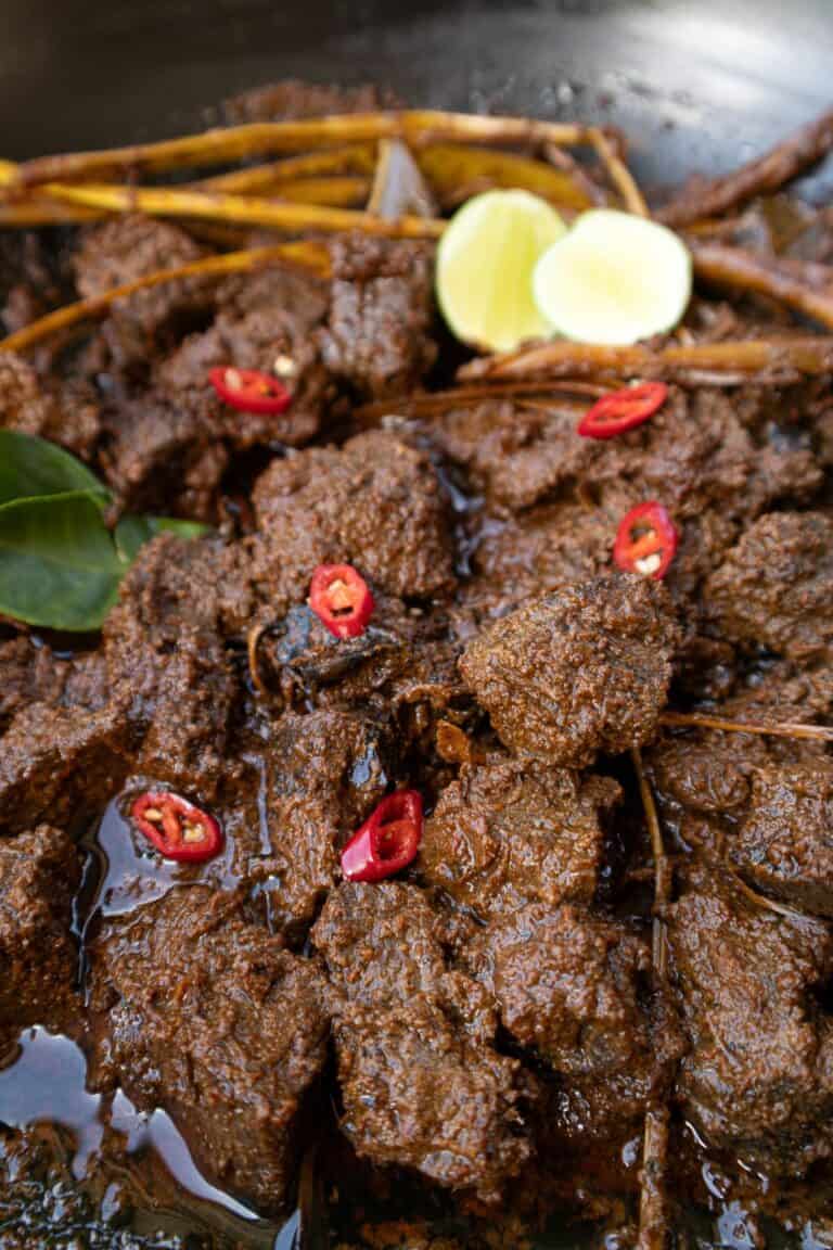 Authentic Beef Rendang Indonesian Curry Recipe
